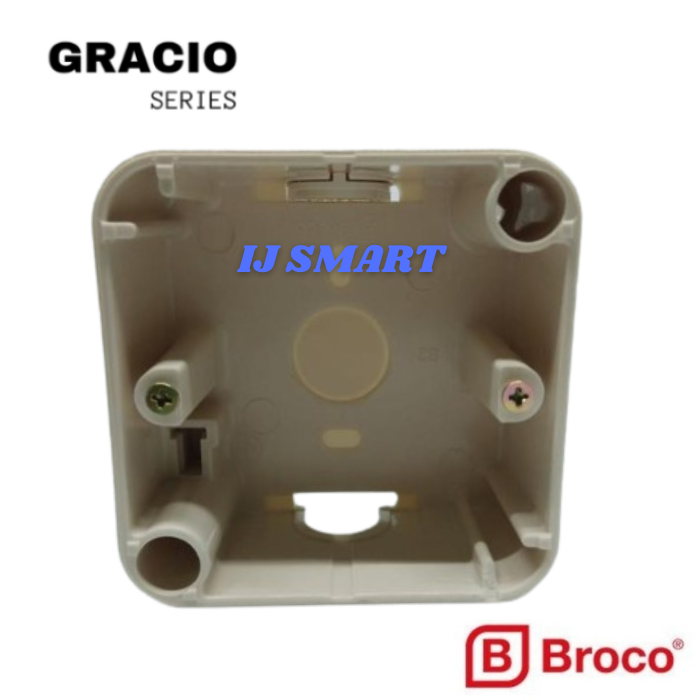 Outbow Dus Saklar/Stop Kontak Broco Gracio 4101-531 Cream | Lazada ...