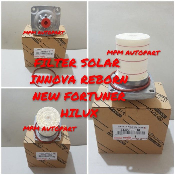 filter solar fuel filter engine inova innova new reborn hilux revo 2gd ...