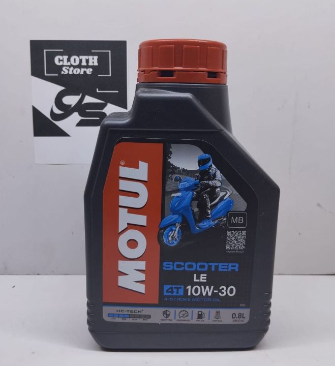 New Oli Motul Scooter LE 10w-30 (BIRU) Oli Motul matic 0,8 Liter ...