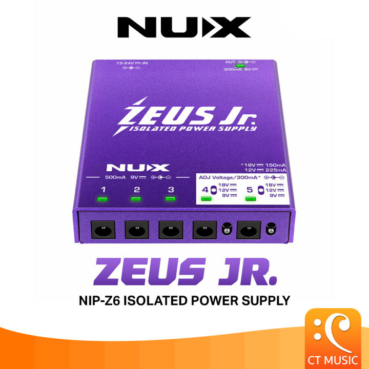 NUX NIP-Z6 Zeus Jr. Isolated Power Supply พาวเวอร์ซัพพลาย ตัวจ่ายไฟ เอฟ ...