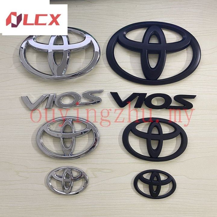 LCX Toyota Vios Logo Steering Wheel Logo Front Grille Trunk Logo Front ...