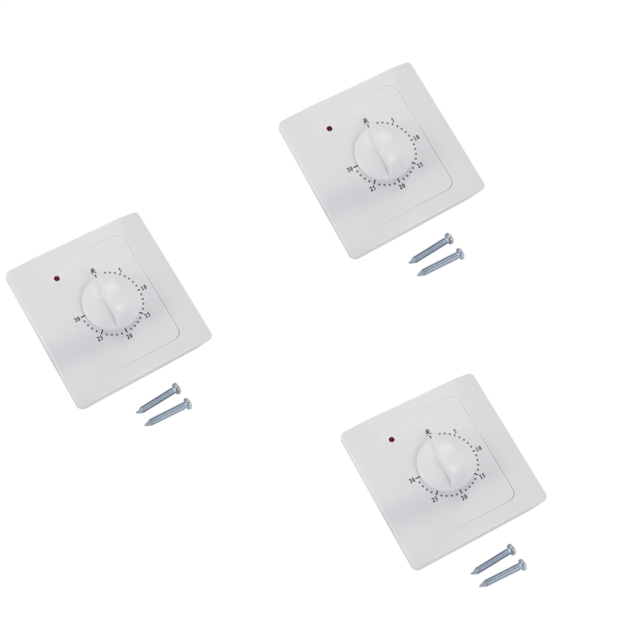 (SDFZ) 3X Ac 220V 10A 30Min Countdown Timer Switch Electric Digital ...