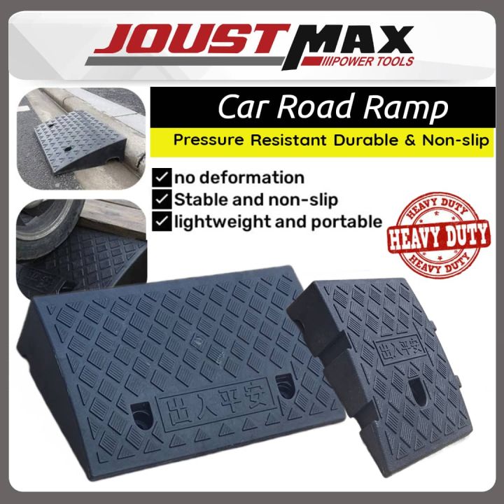 [Variable Size] Heavy Duty Rubber Road Driveway Curb Ramp Kerb ...