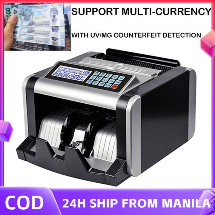 Money Counter Machine With Detector Fake Money Detector Electronic ...