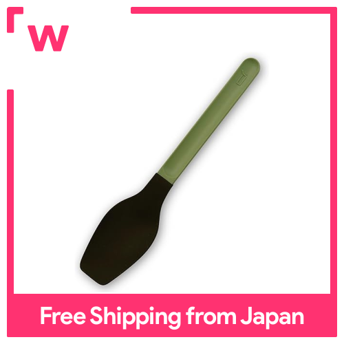 d+ eating spoon green (silicon spoon/heat resistant/meal/breastfeeding ...