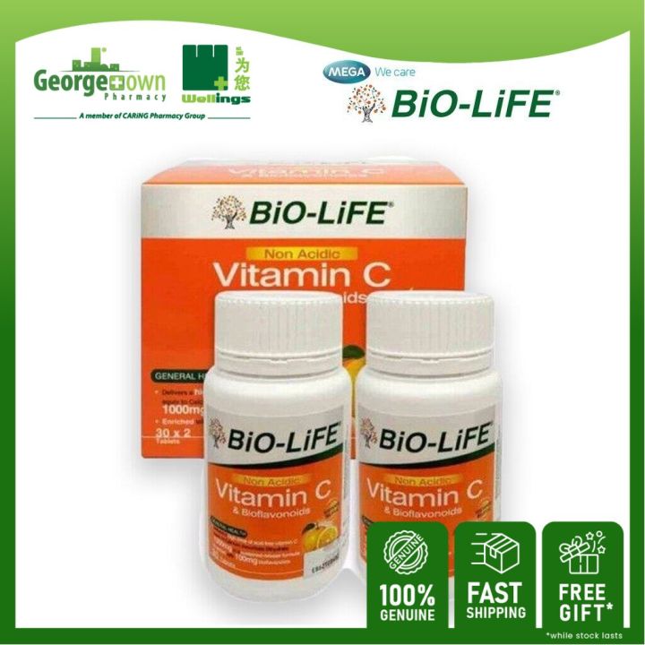 BiO-LiFE Non Acidic C (30s x 2) [Georgetown Wellings Pharmacy] | Lazada