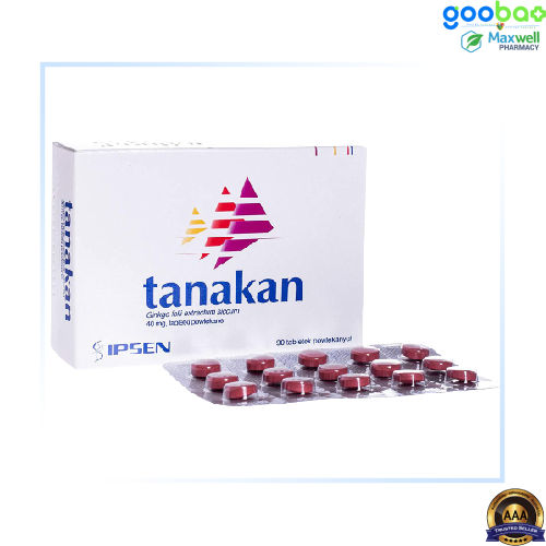 TANAKAN Standardised Ginkgo Biloba Extract (EGb761) 40mg - 90 tablets ...