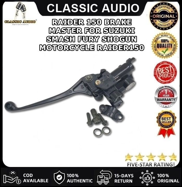 RAIDER 150 BRAKE MASTER FOR SUZUKI SMASH FURY SHOGUN MOTORCYCLE ...
