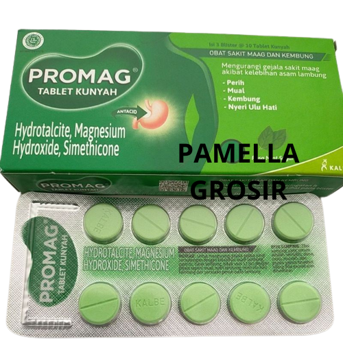 PROMAG OBAT SAKIT MAAG HARGA PER KOTAK/BOX ISI 3 BLISTER | Lazada Indonesia