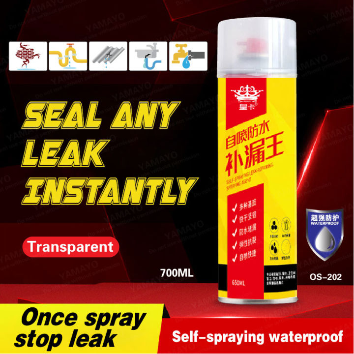 Water Leakage Repair Spray 700ml || Anti Leak Stop Pipe Cracks || Roof ...