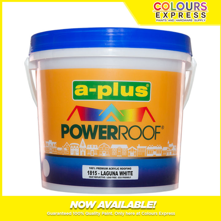 Aplus Power Roof a premium pure acrylic water-based roofing paint 4L | Lazada PH