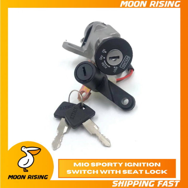 MIO SPORTY IGNITION SWITCH WITH SEAT LOCK MOTORCYCLE MAIN SWITCH MIO ...