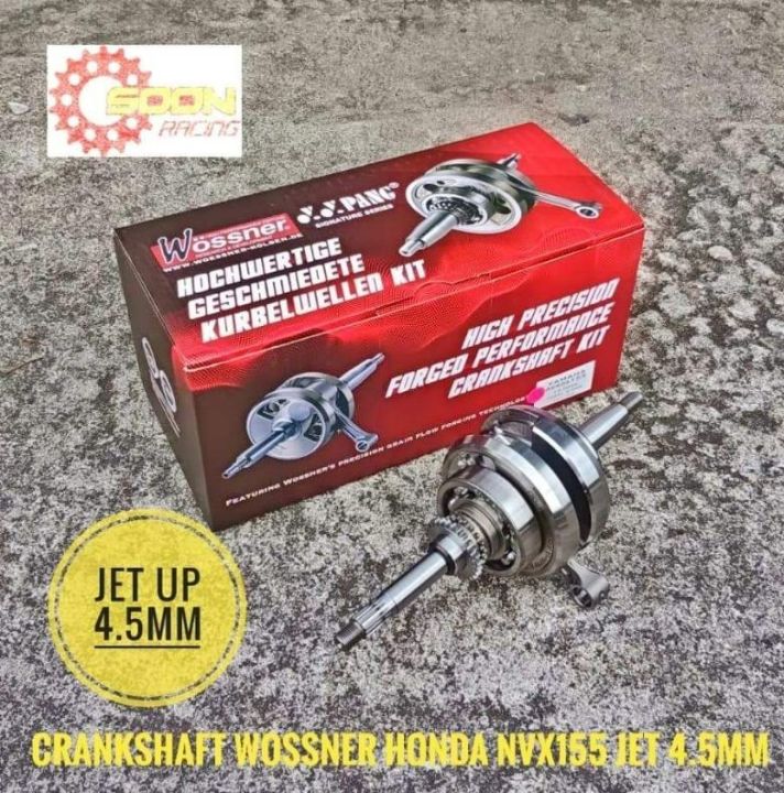 WOSSNER NVX V1 V2 CRANKSHAFT RACING JET 4.5MM YAMAHA NVX 155 AEROX 155 | Lazada