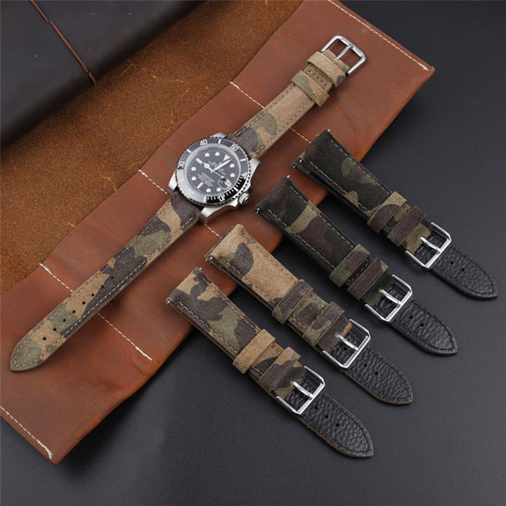 Phoenix B2C Watch Band Camouflage Replacement Faux Leather Heat ...