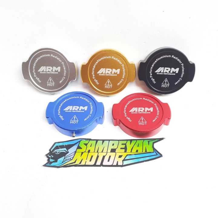 Tutup Radiator Cover Tutup Tabung Radiator CNC Universal ARM | Lazada ...