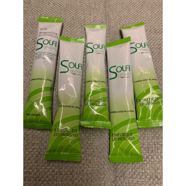 Solfi Green Antioxidant Fiber Drink 2025 Expiry | Lazada PH