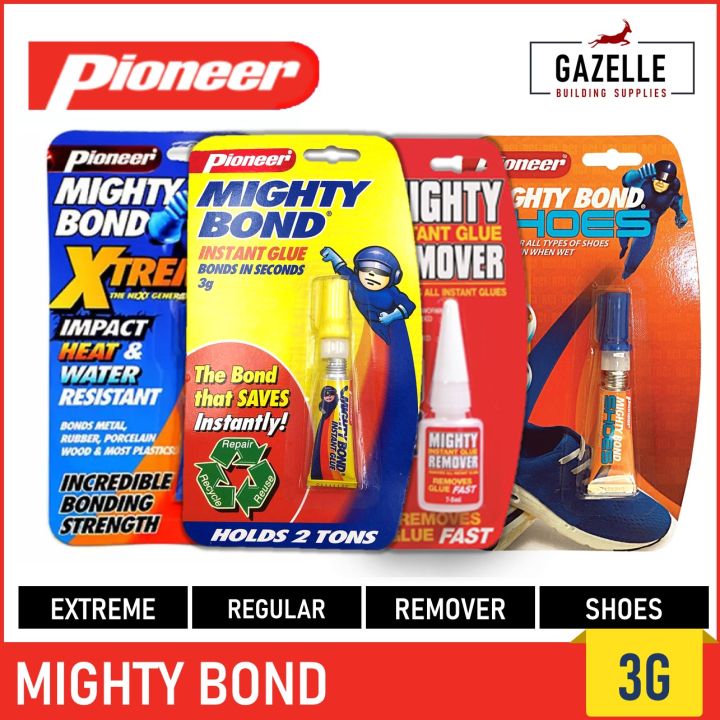 Mighty Bond Instant Glue Original / Extreme / Shoes - 3g / 1g Mighty ...