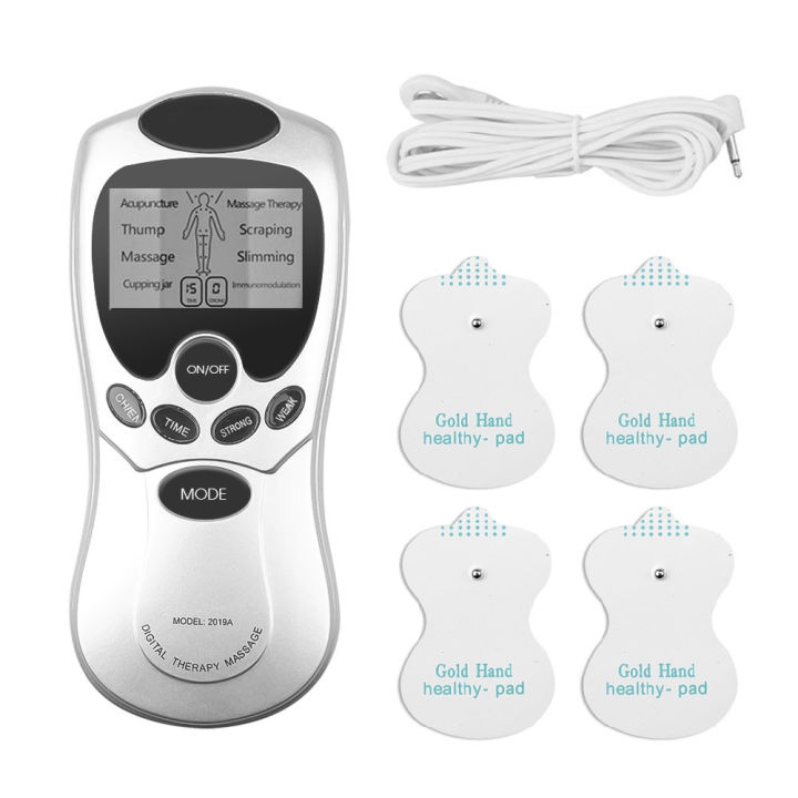EMS Physiotherapy Massager LED Blue Screen Electronic Pulse Digital ...