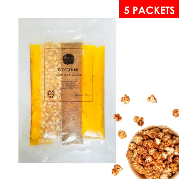 FOODIEMART [BUY 1 SET FREE Container] Pozila Popcorn Kit - Caramel ...