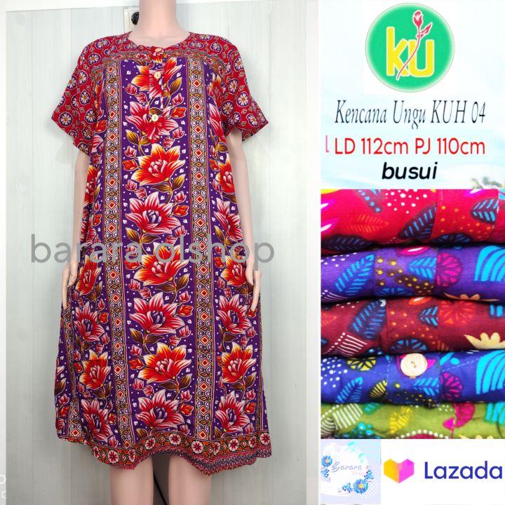 DASTER KENCANA UNGU TERBARU MOTIF BATIK LD 120 CM | Lazada Indonesia