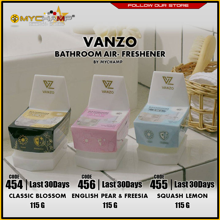 [MYC] New新品 VANZO Bathroom Toilet Room Tandas Air Freshener Perfume ...