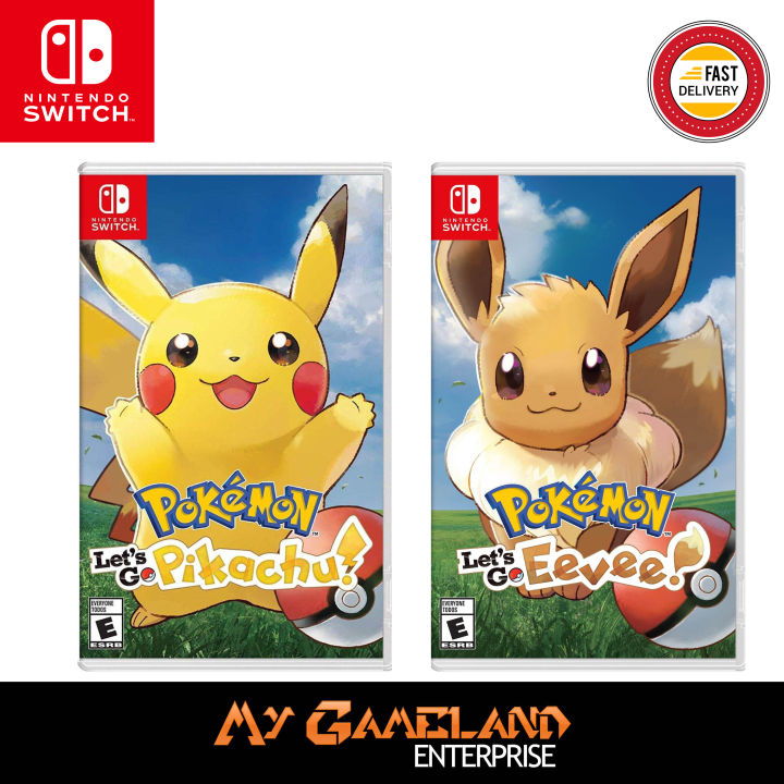 Nintendo Switch Pokemon Lets Go Pikachu / Eevee Edition (English ...