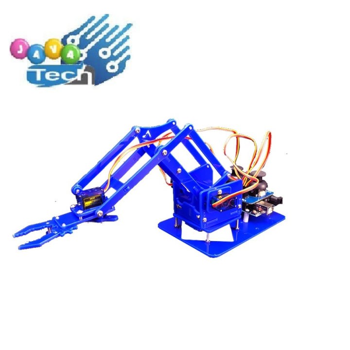 DIY 4DOF Robotic Arm Robot Lengan Mekanik Capit Akrilik Servo | Lazada ...