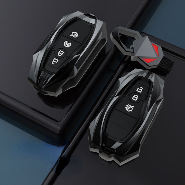 Zinc Alloy Flip Smart Remote Car Key Fob Cover Case Holder Shell Bag ...