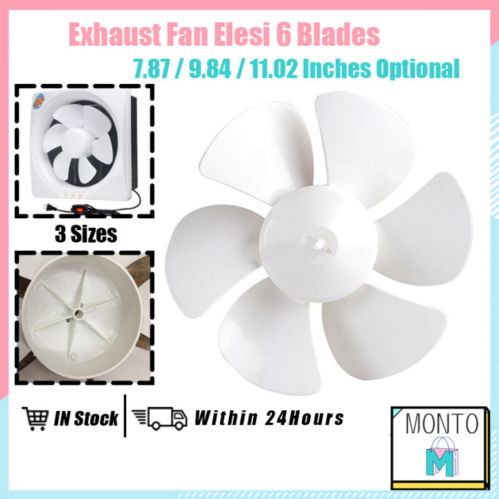Exhaust Fan Blade Only 8 10 11 Inches Exhaust Fan Elesi 6 Blades ...