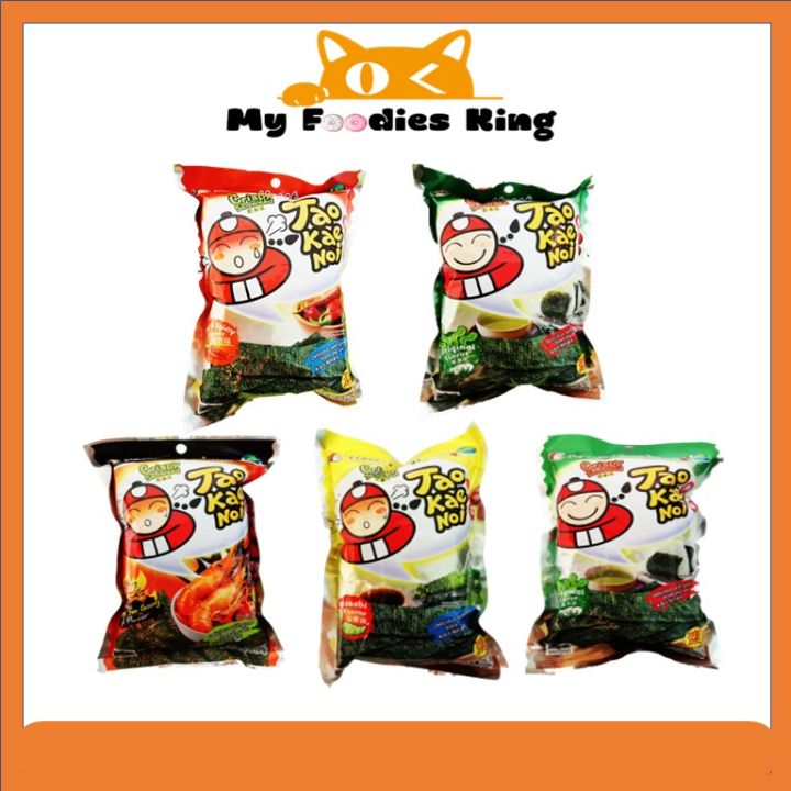 15g / 32.5g Tao Kae Noi Crispy Seaweed Snack Original / Tom Yum Goong ...