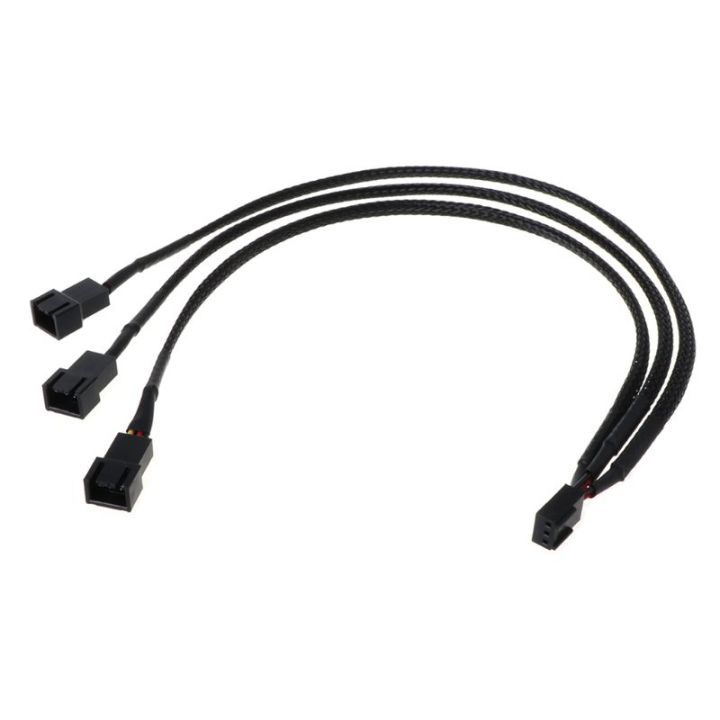 PWM Fan Hub PC CPU Cooling 3 PIN Fan Power Cable Hub Splitter Adapter ...