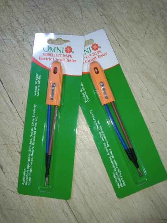 OMNI ELECTRIC CIRCUIT TESTER TEST LIGHT | Lazada PH