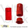 PVC orange pipe connector & flexible connector fittings for pipe ...