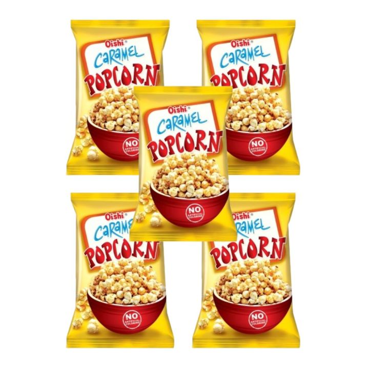 Oishi Caramel Popcorn 60G - Pack of 5 | Lazada PH