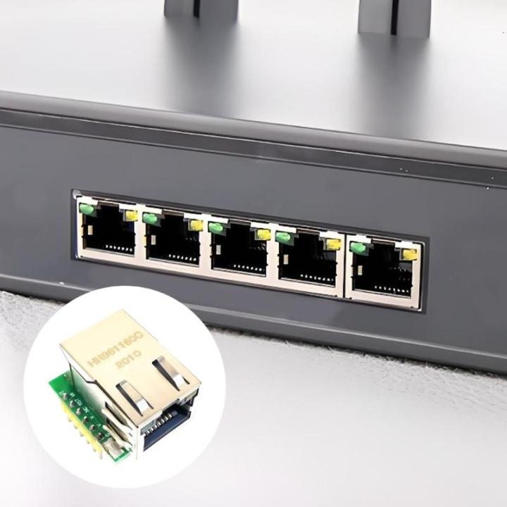 Ethernet Networking Module W5500 Chip Module Ethernet SPI LAN Adapter ...