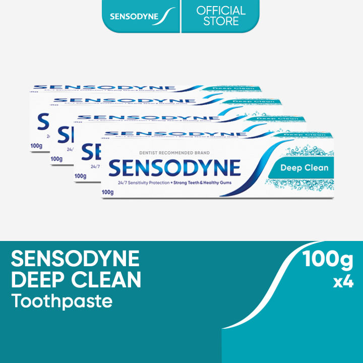 Sensodyne Deep Clean Gel Toothpaste 100g for Sensitivity Protection ...