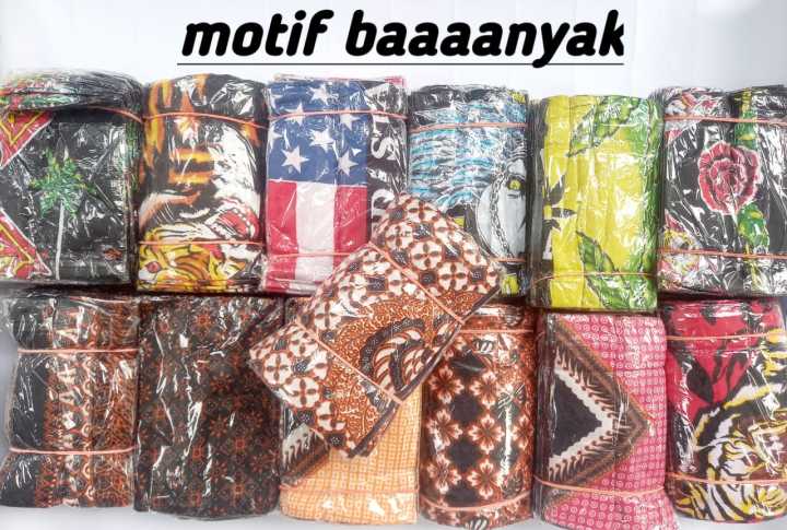 (harga 1 kodian untuk pedagang ) slayer motif batik dan motif gambar ...