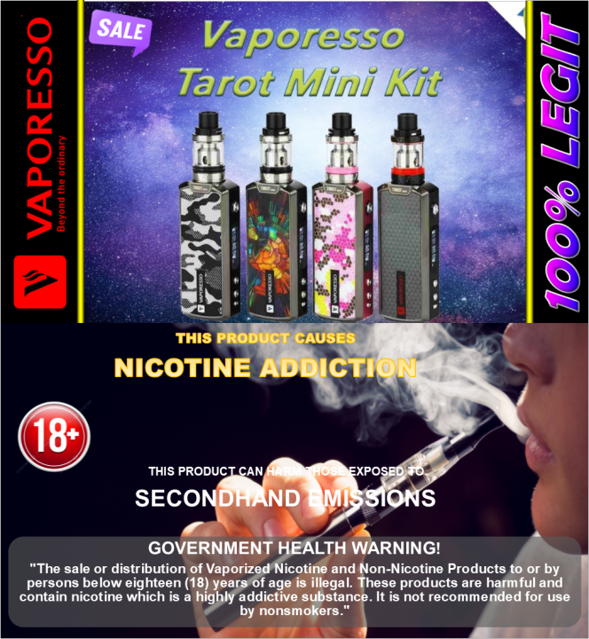 Vaporesso Tarot Mini Mod Kit (18650) | Lazada PH