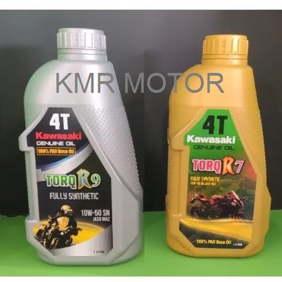 KAWASAKI TORQ R9 / R7 FULLY SYNTHETIC 4T 10W50 SN ENGINE OIL TORQR9 & TORQR7 10W40 (100% PAO ...