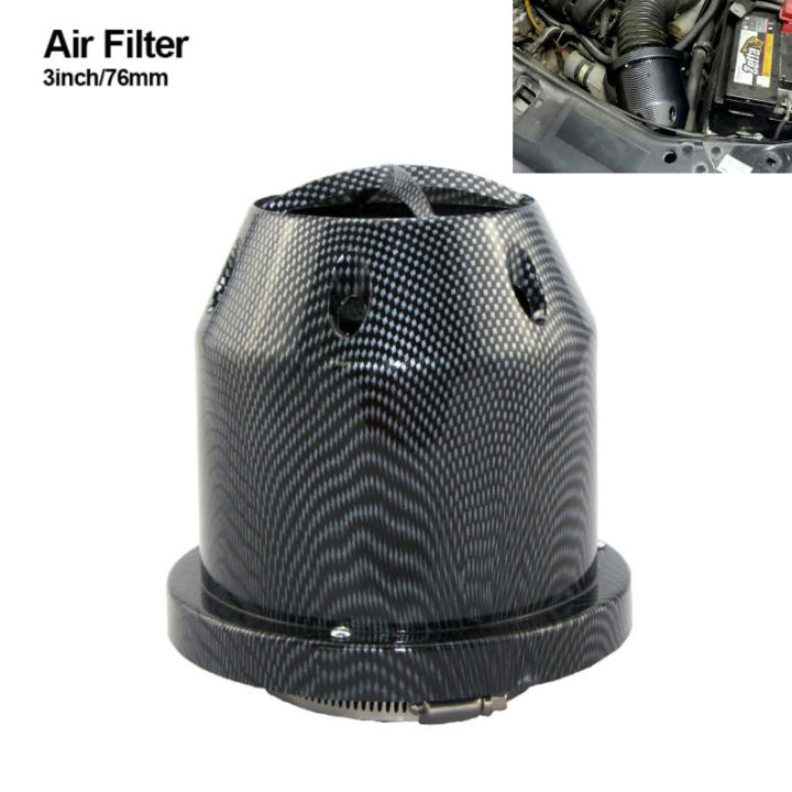 Universal 3" Air Intake Filter Supercharger Hood High Flow Mushroom ...