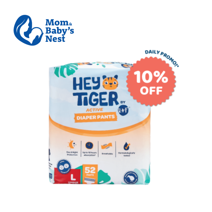 HEY TIGER Pants Jumbo Pack LARGE (10-15 kg) - 52 pcs - Diaper Pants | Lazada PH