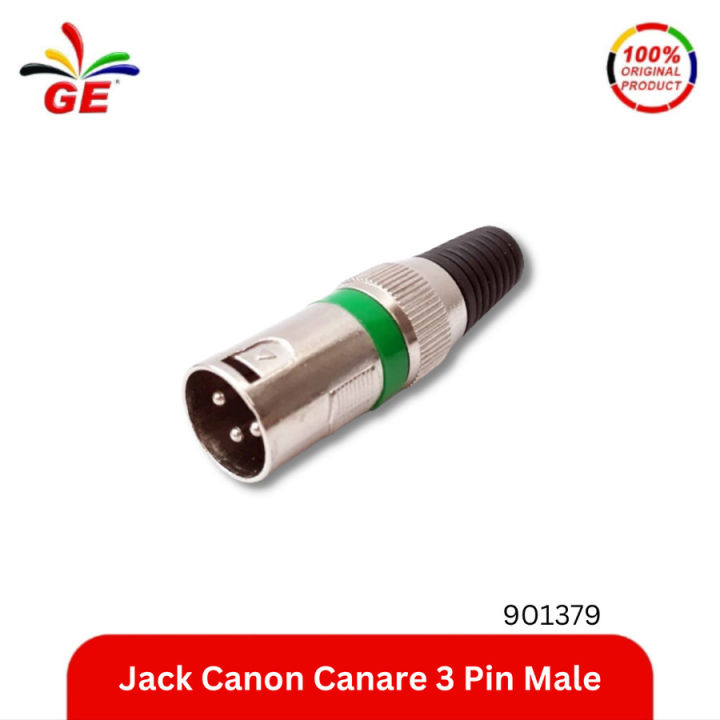 GE - Jack Canon Canare 3 Pin Male 901379 | Lazada Indonesia