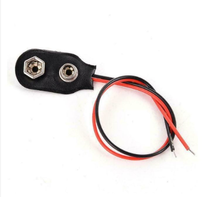 Battery Clip Connector Snap On 9V Kancing Baterai Terminal Socket Tutup ...