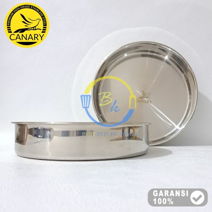 CANARY Loyang Round 28cm Stainless Steel Loyang Kue Bulat Stainless ...