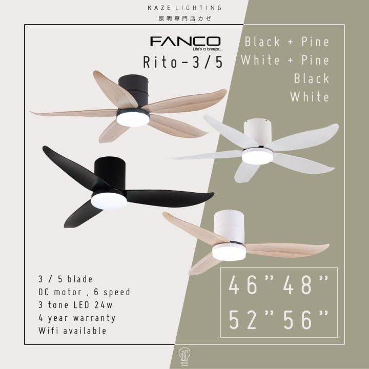 [INSTALLATION] - FANCO RITO - 3 / RITO - 5 46, 48, 52 & 54 Inch DC ...