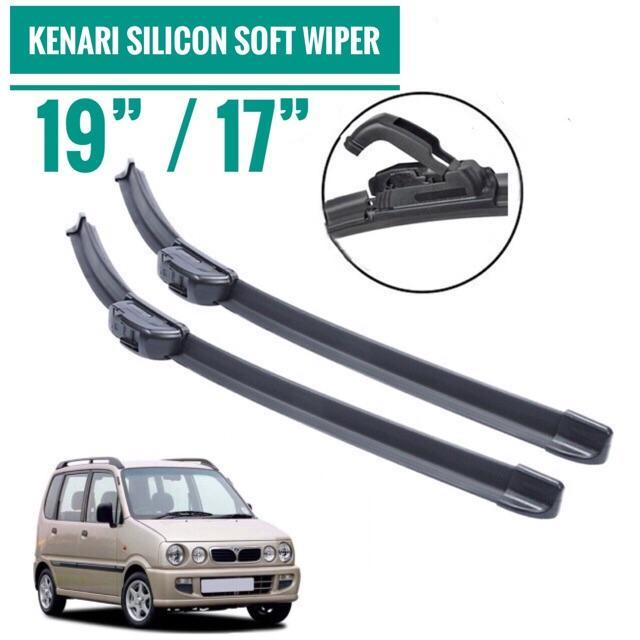 Perodua Kenari silicon soft wiper 19”/17” | Lazada