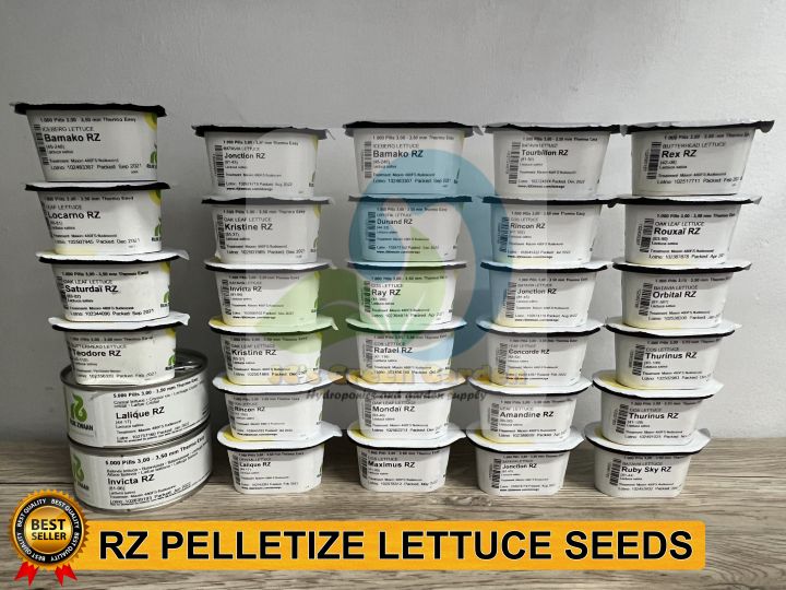 RIJK ZWAAN PELLETIZE LETTUCE SEEDS/REPACKED/LALIQUE/OLMETIE/INVICTA ...