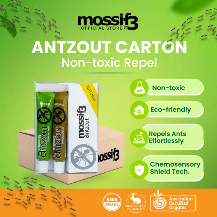 Mossif3 - Antzout Anti Ant Killer Repellent - 100% Organic Non-Toxic ...