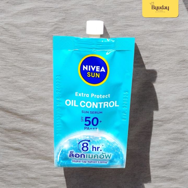 Nivea Sun Extra Protect Oil Control Serum Sunscreen SPF 50+ Sachet ...