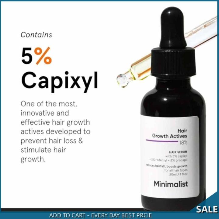 The Minimalist 5% Capixyl Hair Density Serum 18% Actives Promte for ...